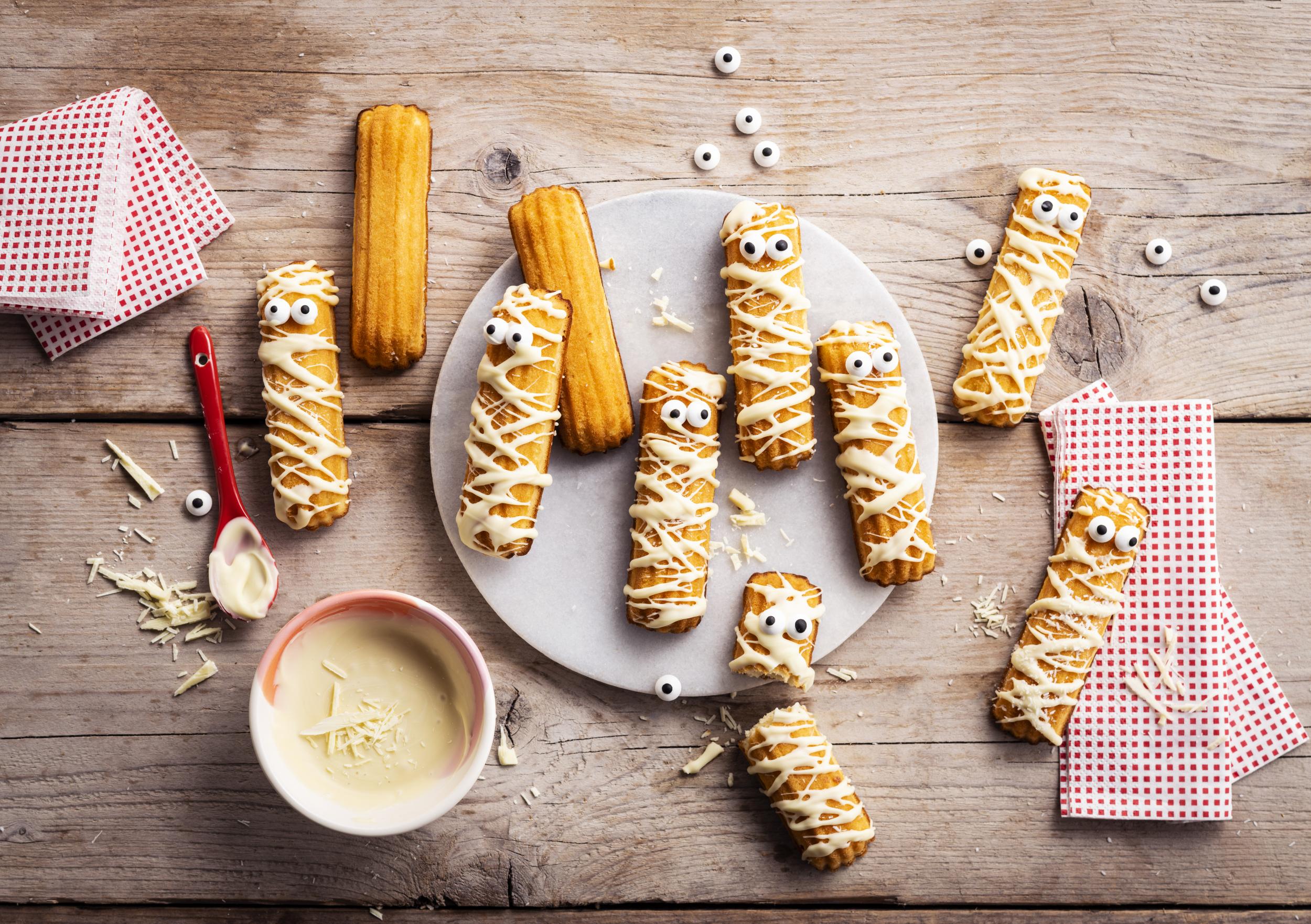 Lotus® Madeleine Mummy met witte chocolade | Lotus Biscoff